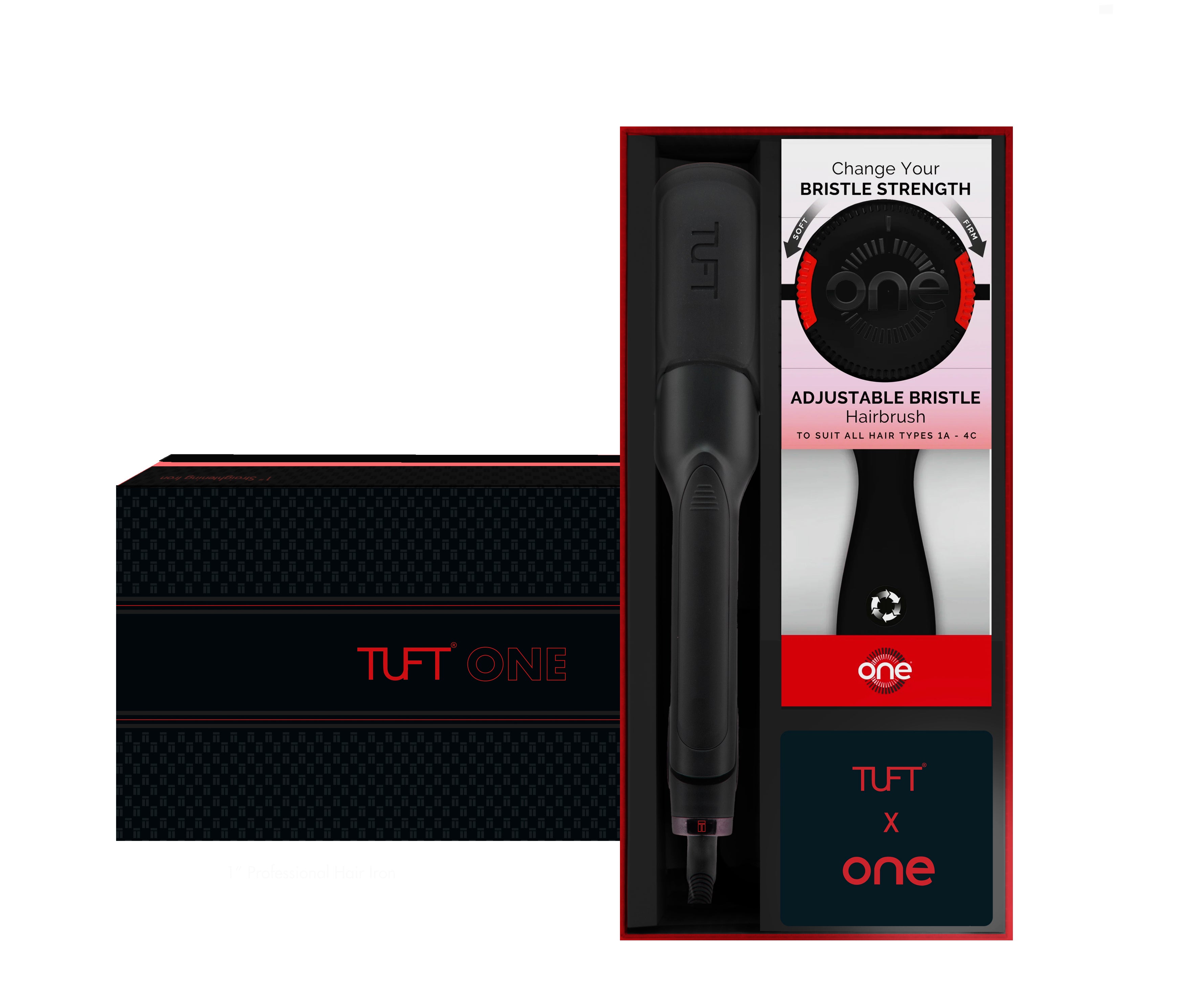 TUFT x One 2" Professional Hair Iron (Black) – TUFT INTL